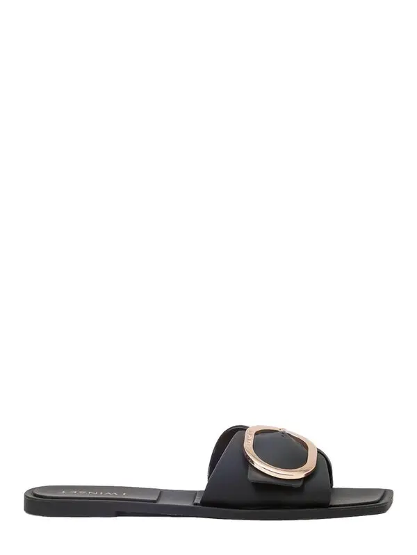 TWINSET U & B Heeled Sandal - Black