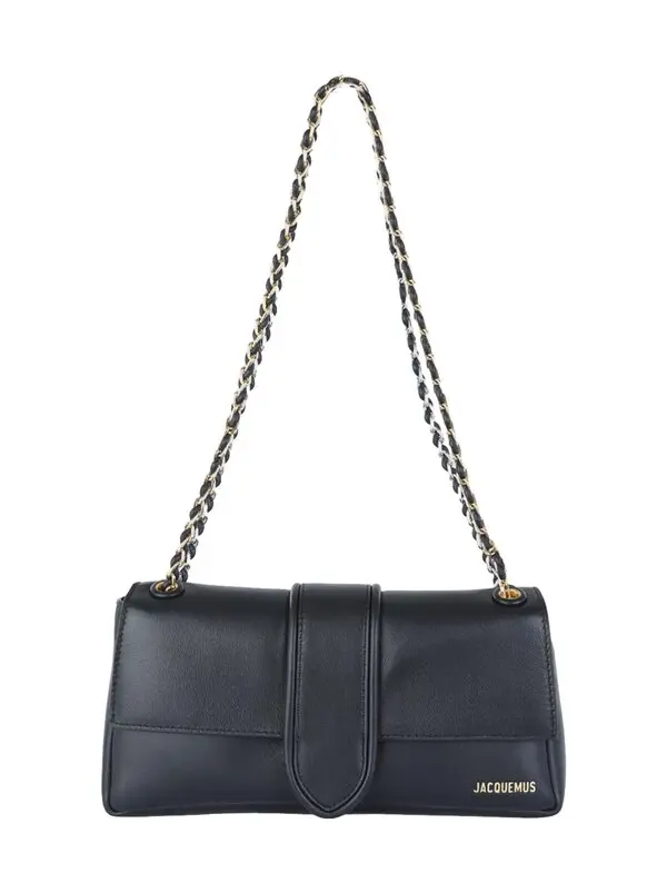 Jacquemus Chain Strap Crossbody Bag - Black