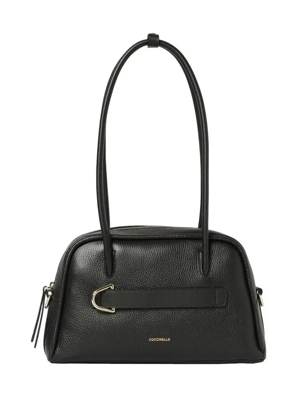 COCCINELLE Leather Shoulder Bag - Black
