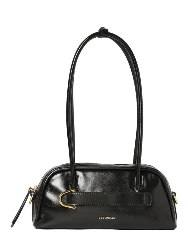 COCCINELLE Leather Shoulder Bag - Black