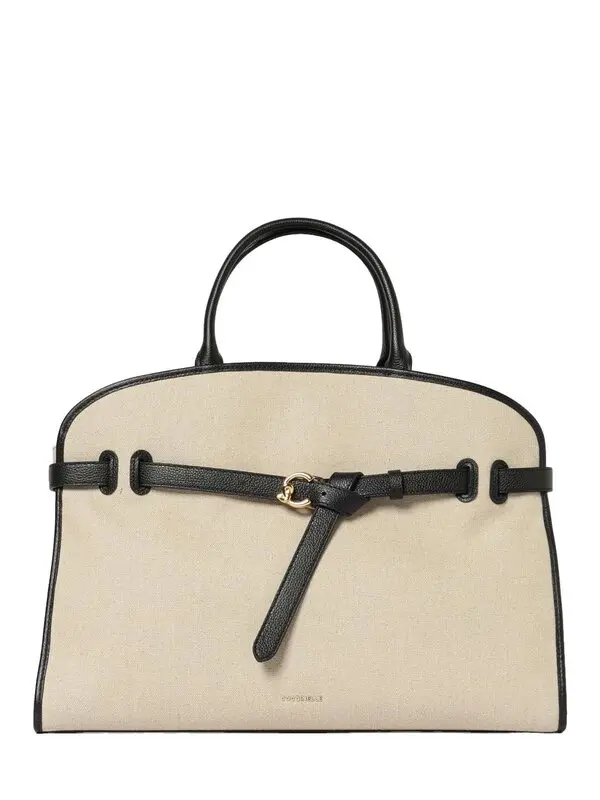 COCCINELLE Top Handle Handbag - Natural
