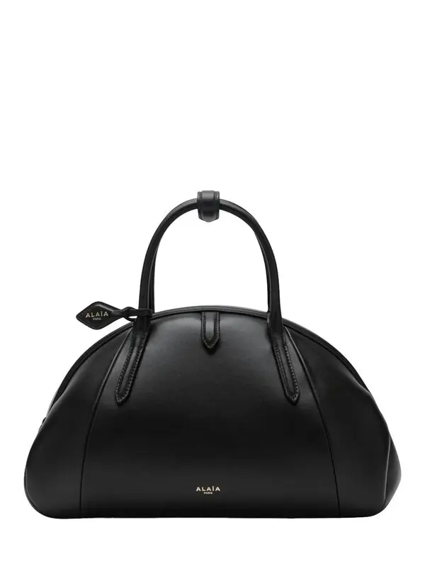 Alaïa Smooth Calfskin Leather Handbag - Black
