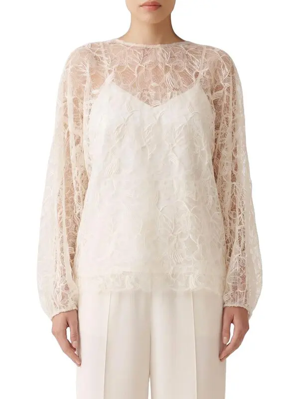 Fabiana Filippi Lace Blouse - Butter