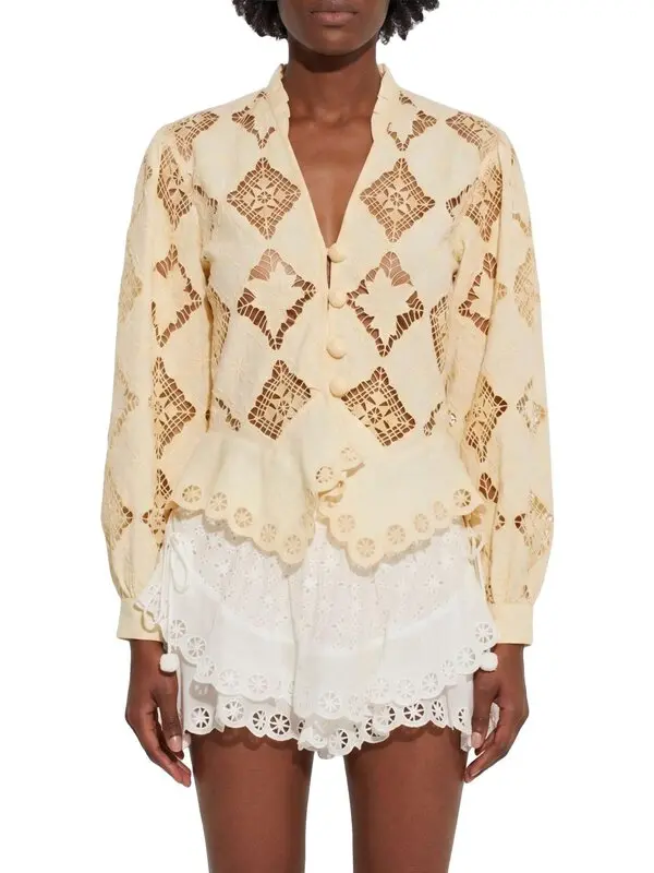 Isabel Marant Étoile Lace Shirt - Yellow