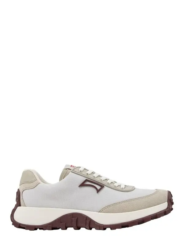 Camper Drift Trail Recycled Polyester And Leather Lace-up Sneakers - Grey