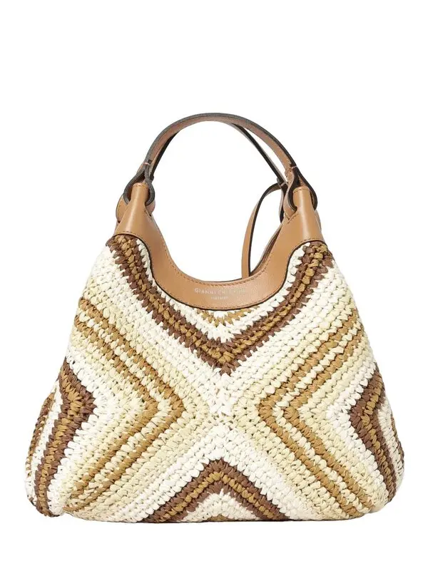 GIANNI CHIARINI Woven Handbag - Leather