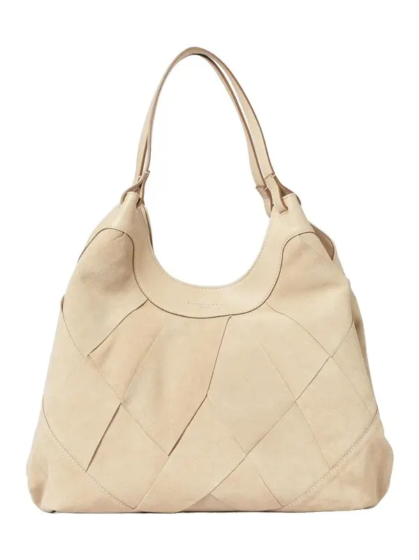 GIANNI CHIARINI Woven Shoulder Bag - Nude