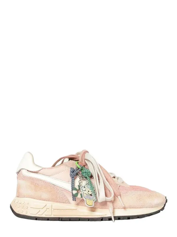 AUTRY Lace-up Sneakers With Charms - Red