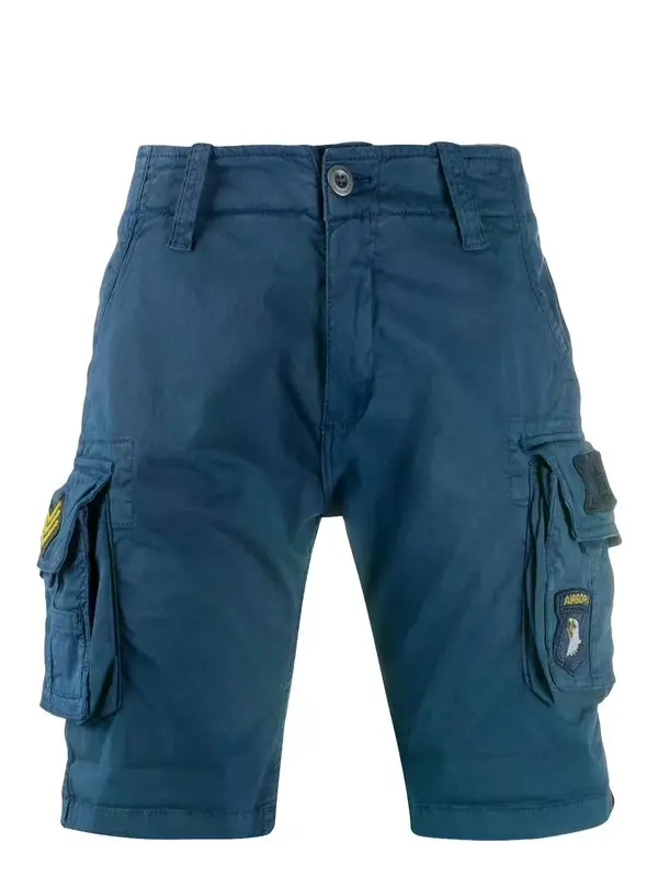 Alpha Industries Side Pocket Shorts - Blue