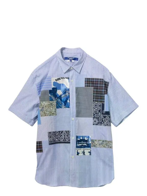 Junya Watanabe Patchwork Shirt - Blue