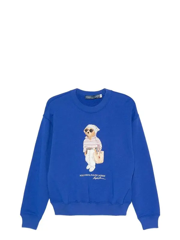 Polo Ralph Lauren Polo Bear Fleece Crewneck - Blue