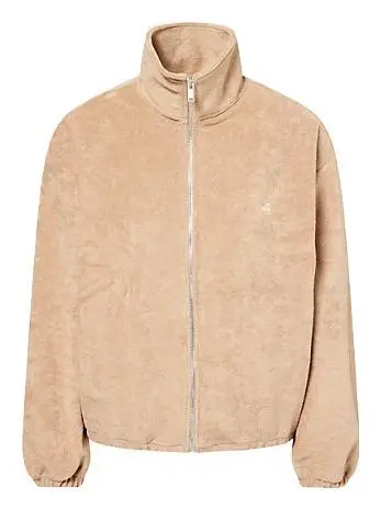 4TH & RECKLESS Logo-embroidered Towelling Jacket - Beige