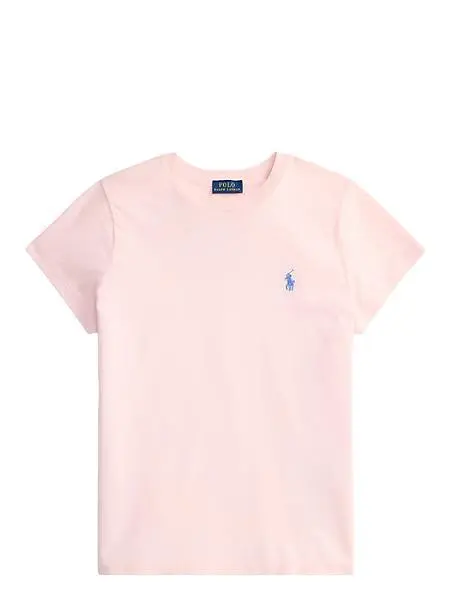 Polo Ralph Lauren Logo-embroidered Cotton T-shirt - Pink Sand
