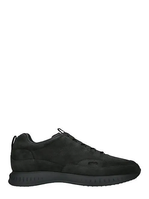 John Lobb Stream Tonal-lace Suede Trainers - Black