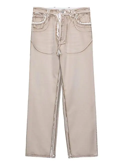 Prada Straight-leg Denim Jeans - Brown