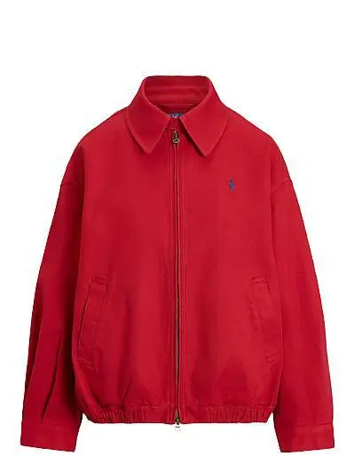 Polo Ralph Lauren Relaxed-fit Cotton Jacket With Logo Embroidery - Rl 2000 Red