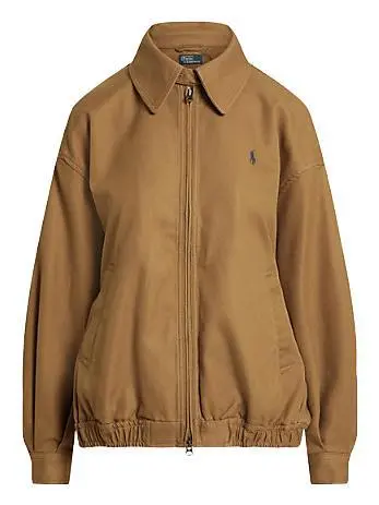 Polo Ralph Lauren Logo-embroidered Relaxed-fit Cotton Jacket - Tan