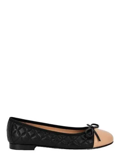 MENINA STEP Margot Ballet Flats - Black