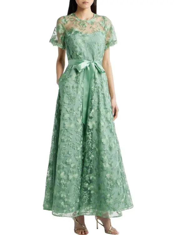 Women's Green Organza Dresses | Editorialist