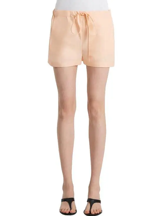 Khaite Robbie Shorts - Light Peach