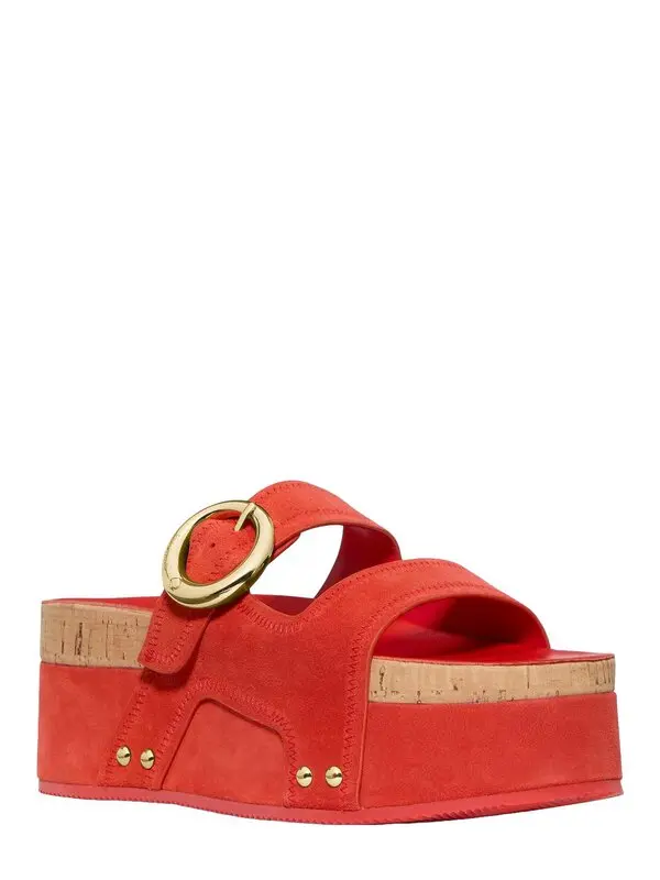 Kate Spade New York Halo Platform Sandal - Heirloom Tomato