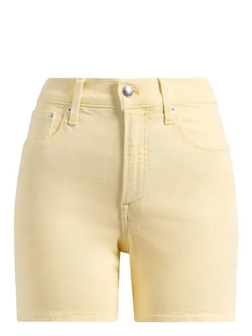 Madewell Mid-length Denim Shorts - Candlelight