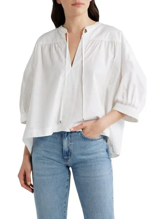 BOSS Bollana High-low Pullover Top - Bright White
