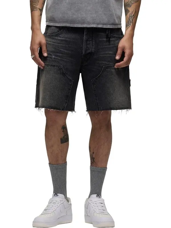Hudson Jeans Cutoff Denim Carpenter Shorts - Glendale