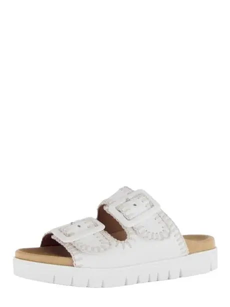 Gabor Buckle Strap Sandal - Latte