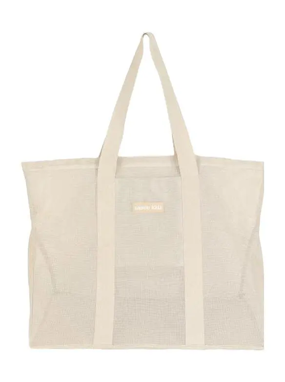 SANDE Beach Hauler Mesh Beach Bag - Sand