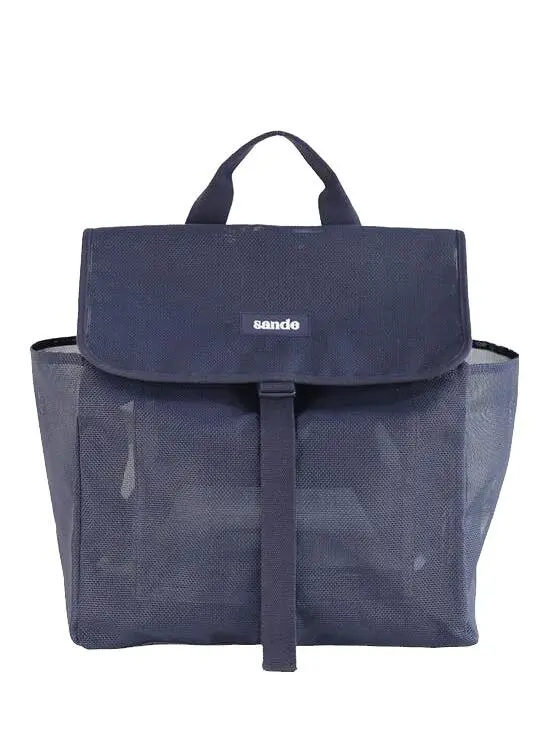 SANDE Beach Hauler Mesh Backpack - Deep Sea Navy