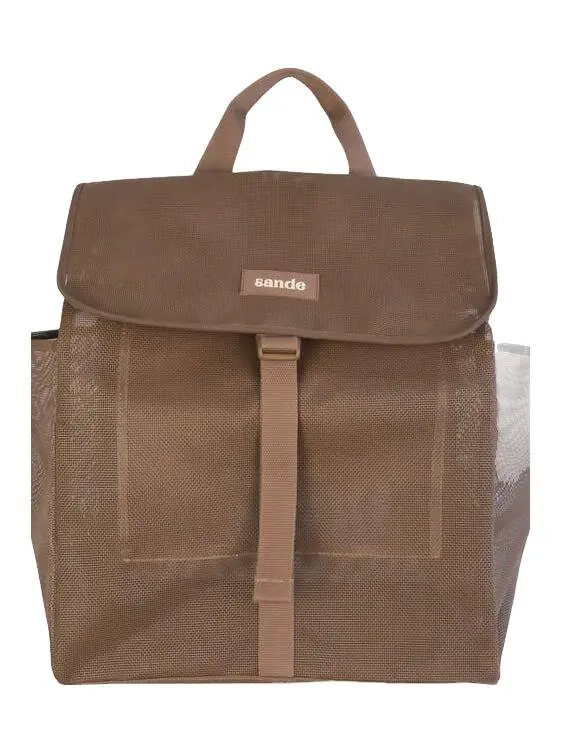 SANDE Beach Hauler Mesh Backpack - Espresso