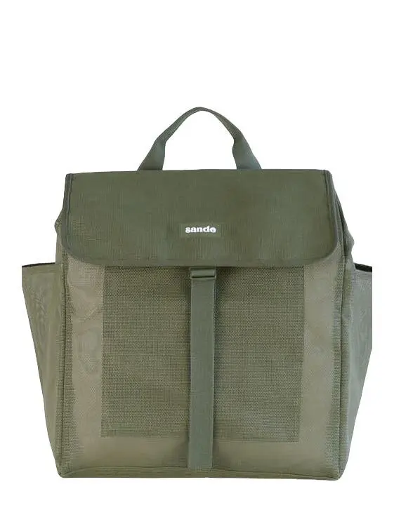 SANDE Beach Hauler Mesh Backpack - Pandanus Green