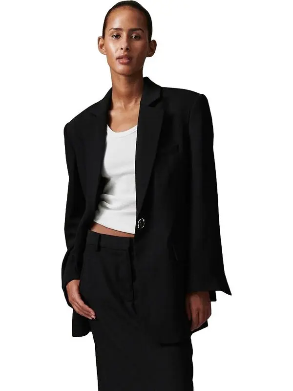 Day Birger Et Mikkelsen Eltona Sculpted Longline Blazer - Black