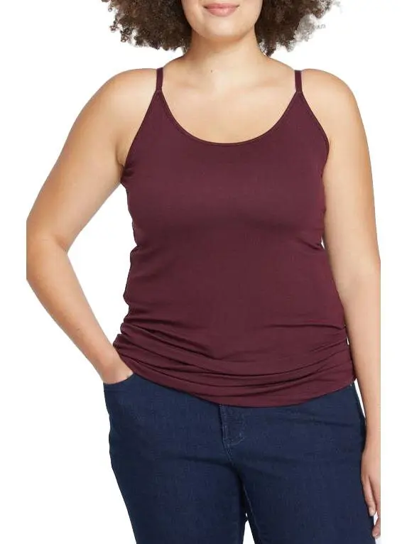 Universal Standard Foundation Camisole - Black Cherry Red