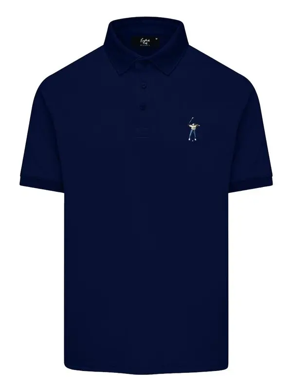 EASTSIDE GOLF Core Cotton Blend Piqué Polo - Navy