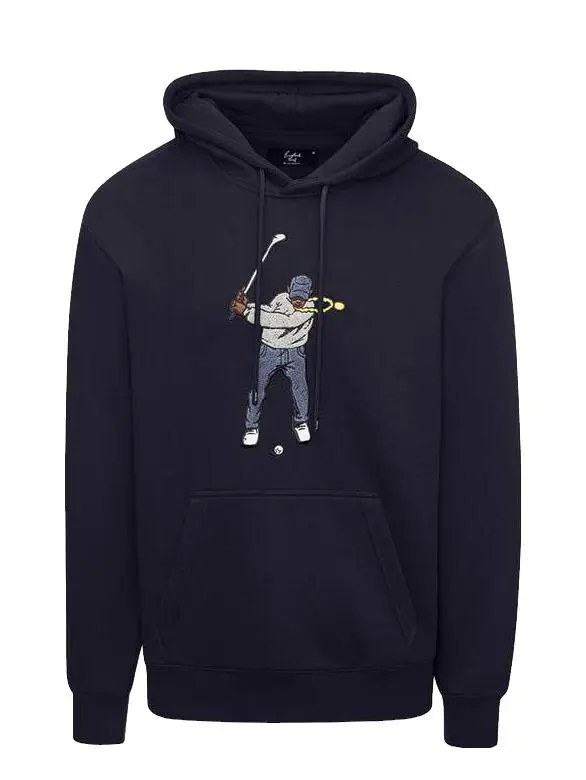 EASTSIDE GOLF Embroidered Swingman Hoodie - Black