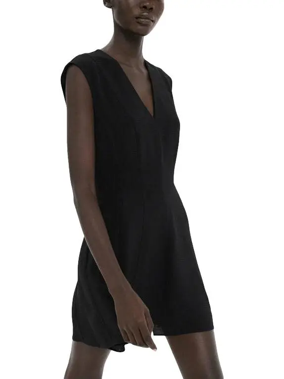Mango Sleeveless Minidress - Black