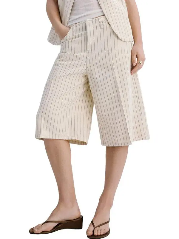 Mango Bermuda Shorts - Vanilla