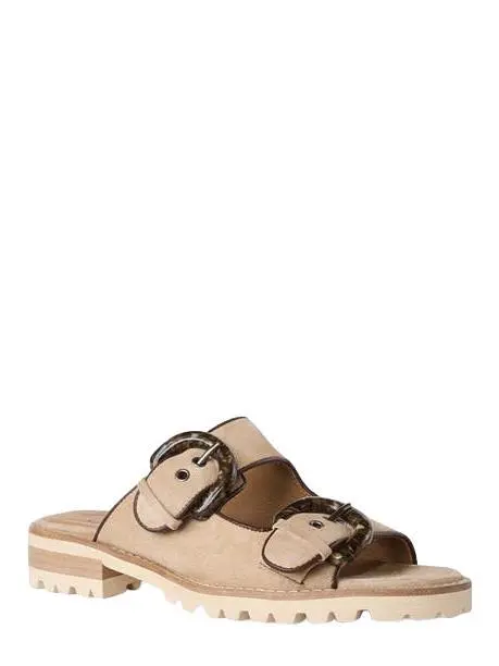 Aquatalia Montirone Sandal - Sand Suede