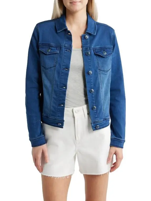 1822 Denim Stretch Denim Trucker Jacket - Arlyn