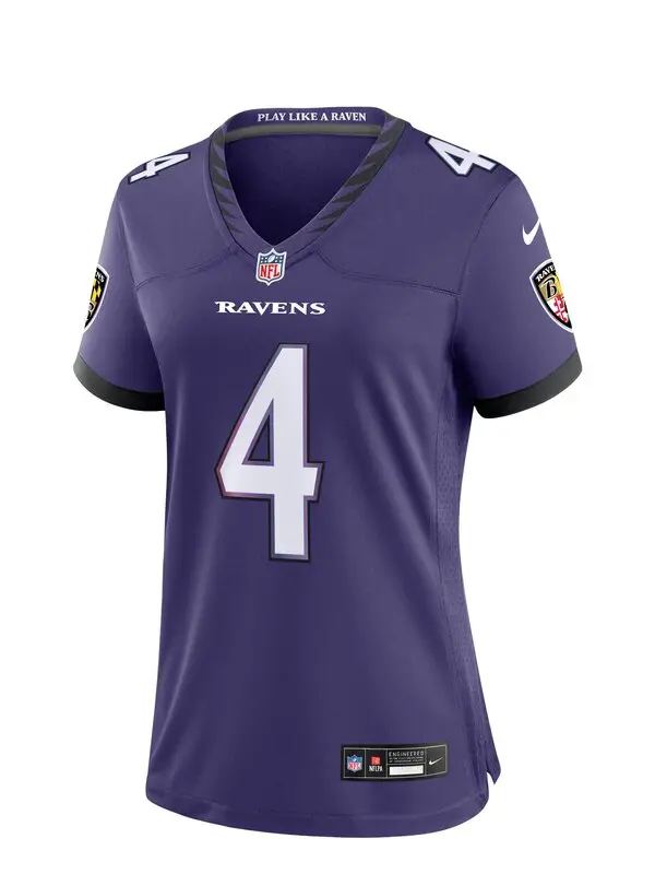 Nike Zay Flowers Baltimore Ravens Nfl Game Jersey - Purple