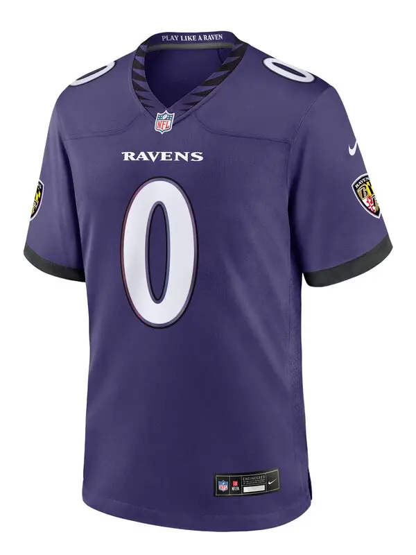 Nike Roquan Smith Baltimore Ravens Nfl Game Jersey - Purple