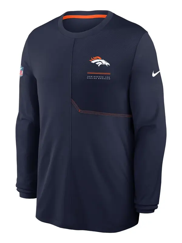Nike Denver Broncos Long-sleeve Performance Top - Blue