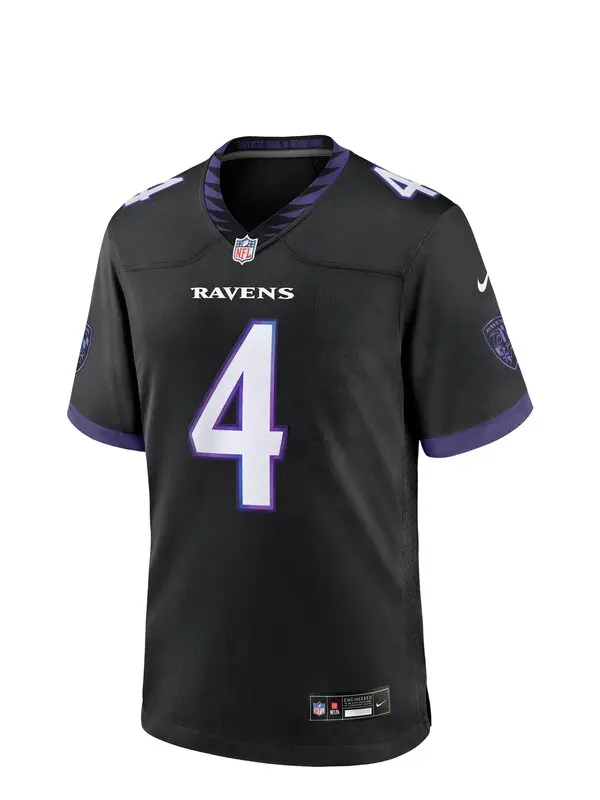Nike Baltimore Ravens Zay Flowers Game Jersey - Black