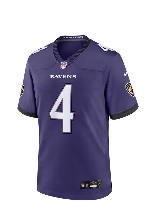Nike Zay Flowers Baltimore Ravens Nfl Game Jersey - Purple