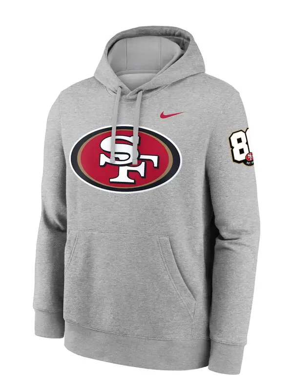 Nike San Francisco 49ers 80th Anniversary Nfl Pullover Hoodie - Grey
