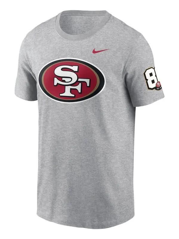 Nike San Francisco 49ers 80th Anniversary Sunday Showdown Nfl T-shirt - Grey