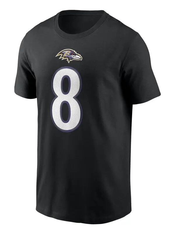 Nike Lamar Jackson Baltimore Ravens Nfl T-shirt - Black