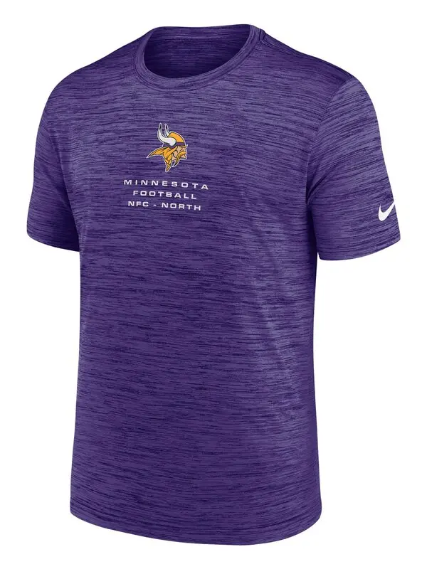 Nike Minnesota Vikings Velocity Dri-fit Nfl T-shirt - Purple
